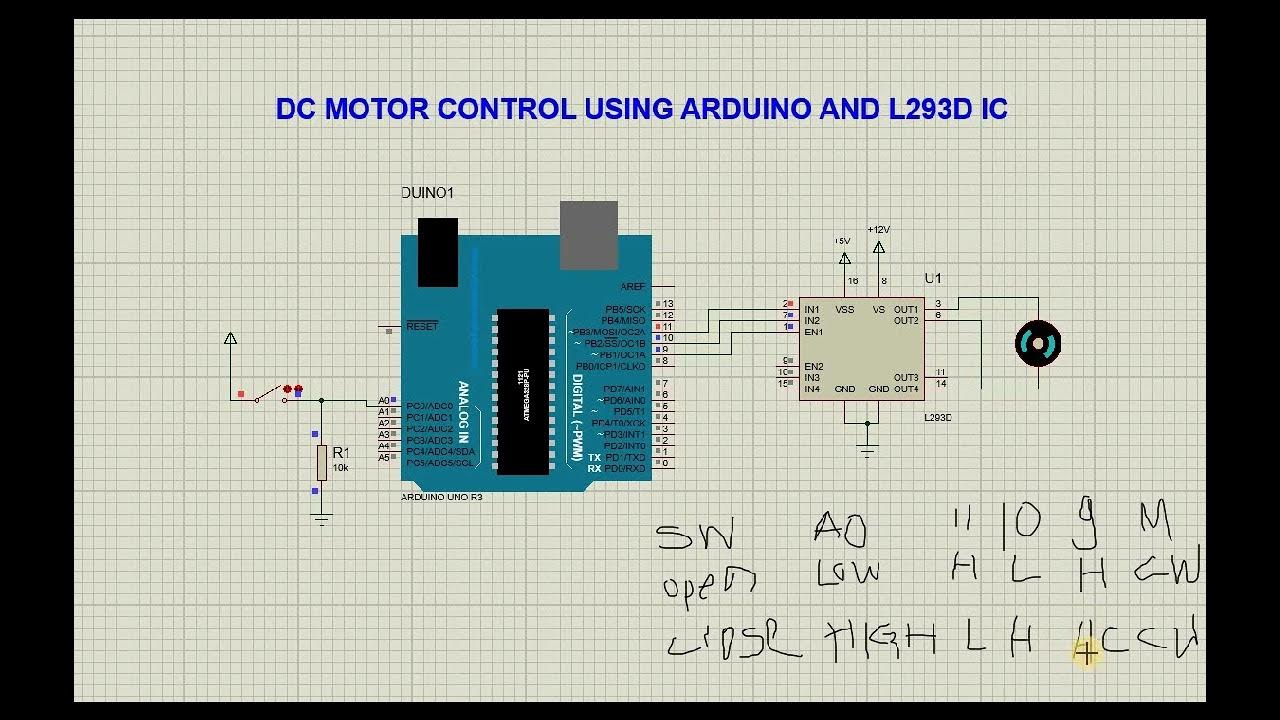 Bi Directional Dc Motor Control Using Single SPST Switch - YouTube