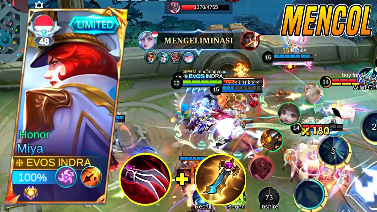 Miya High Critical Damage One Shot Build | Build Miya Top Global ...