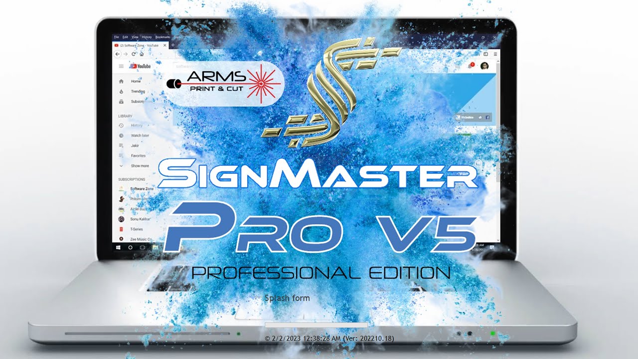 SignMaster Pro V5.0 | Professional Sign And Cutting Software | Permanent License Working All ...