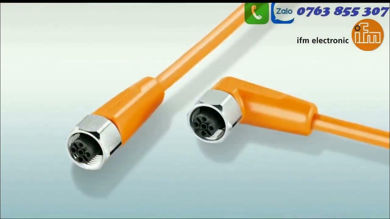 Đầu nối ( phụ kiện cảm biến) EVC810 IFM , Connector EVC810 , IFM Vietnam , IFM Electronics - YouTube