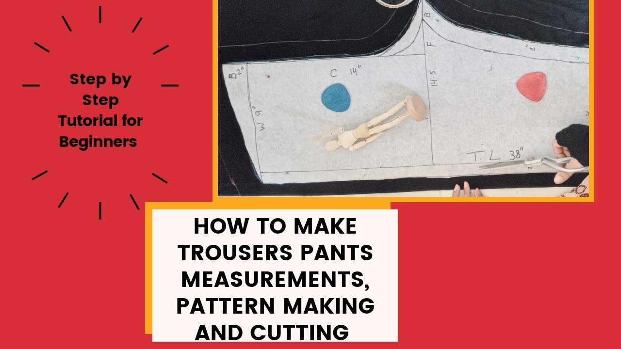 How to Make Trousers Pants for Women | Trouser Pattern and Cutting for ...