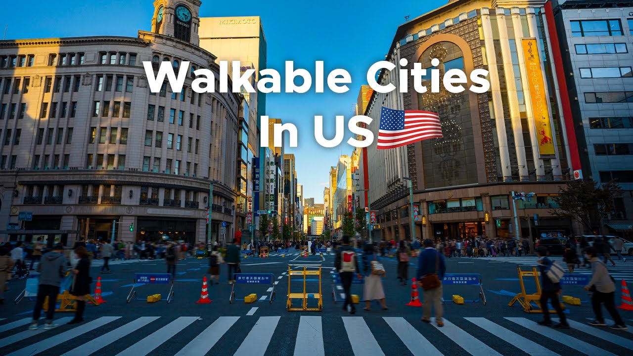 10 Most walkable CITIES in the US (HIDDEN CITIES) - YouTube