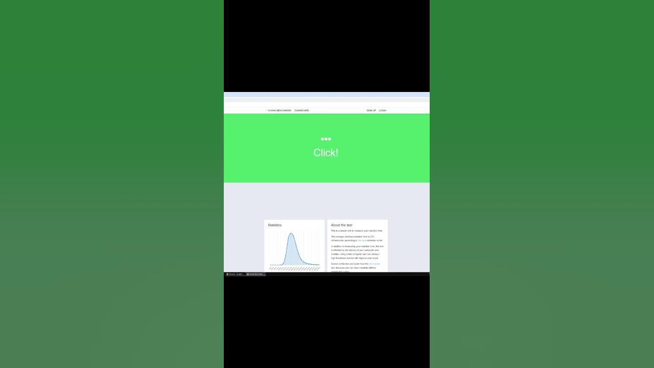 154 ms average - human benchmark #html #css #python #code #roblox # ...