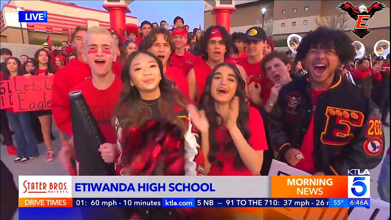 1/31/24: Etiwanda High School “turned up” the “E” Spirit for KTLA’s ...