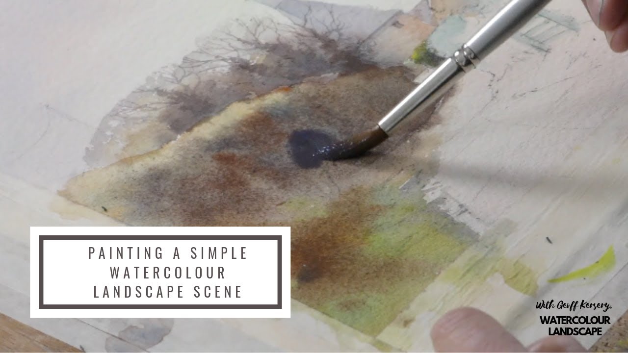 Painting a Simple Watercolour Landscape - Preview ⎮ Geoff Kersey ...