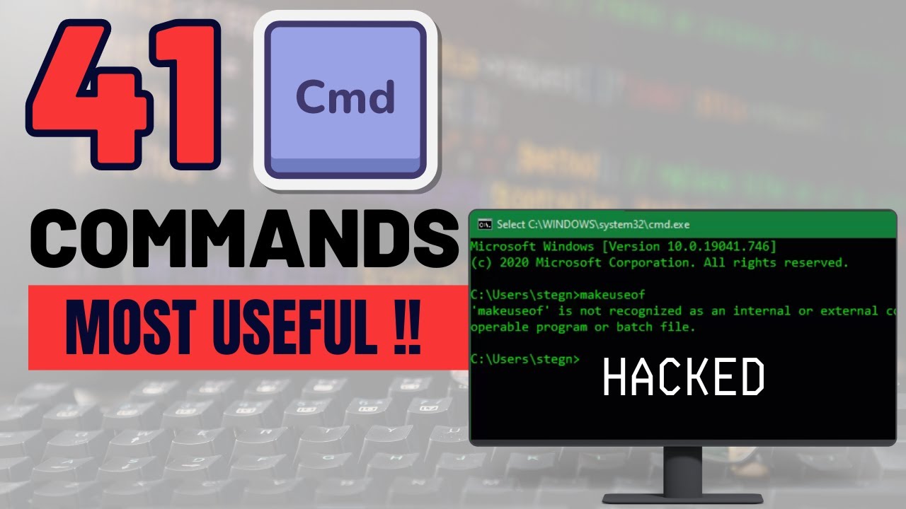 41 Most Helpful Cmd Commands For Beginners In Hindiurdu Latest Video Youtube