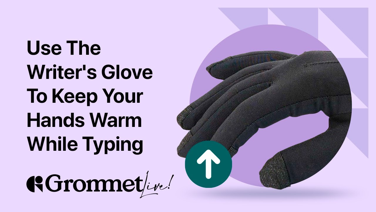 The Writer's Glove: Type On Your Phone & Keyboard While Keeping Your ...