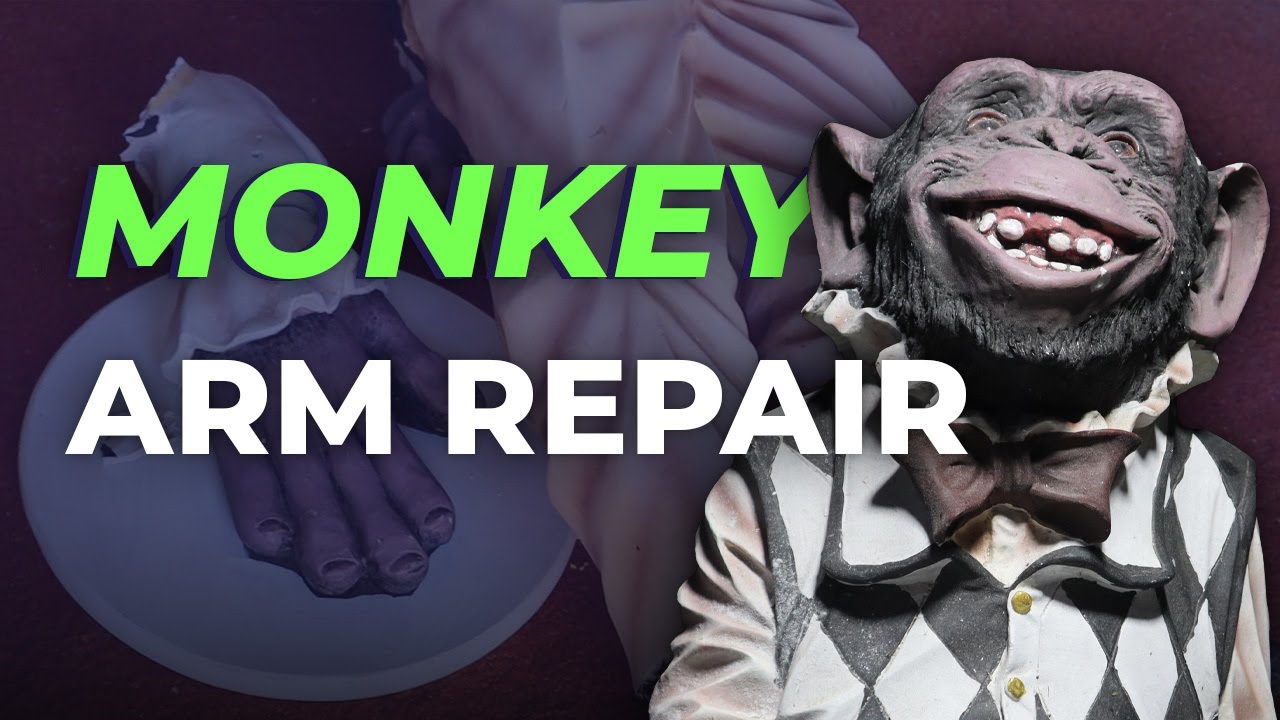 Reparing A Monkey With Fibreglass 🐒 - YouTube