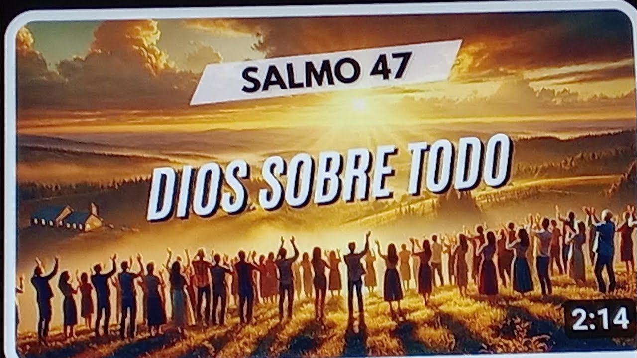 Pueblos todos,batid las manos;Aclamad a Dios con voz de júbilo. Porque ...