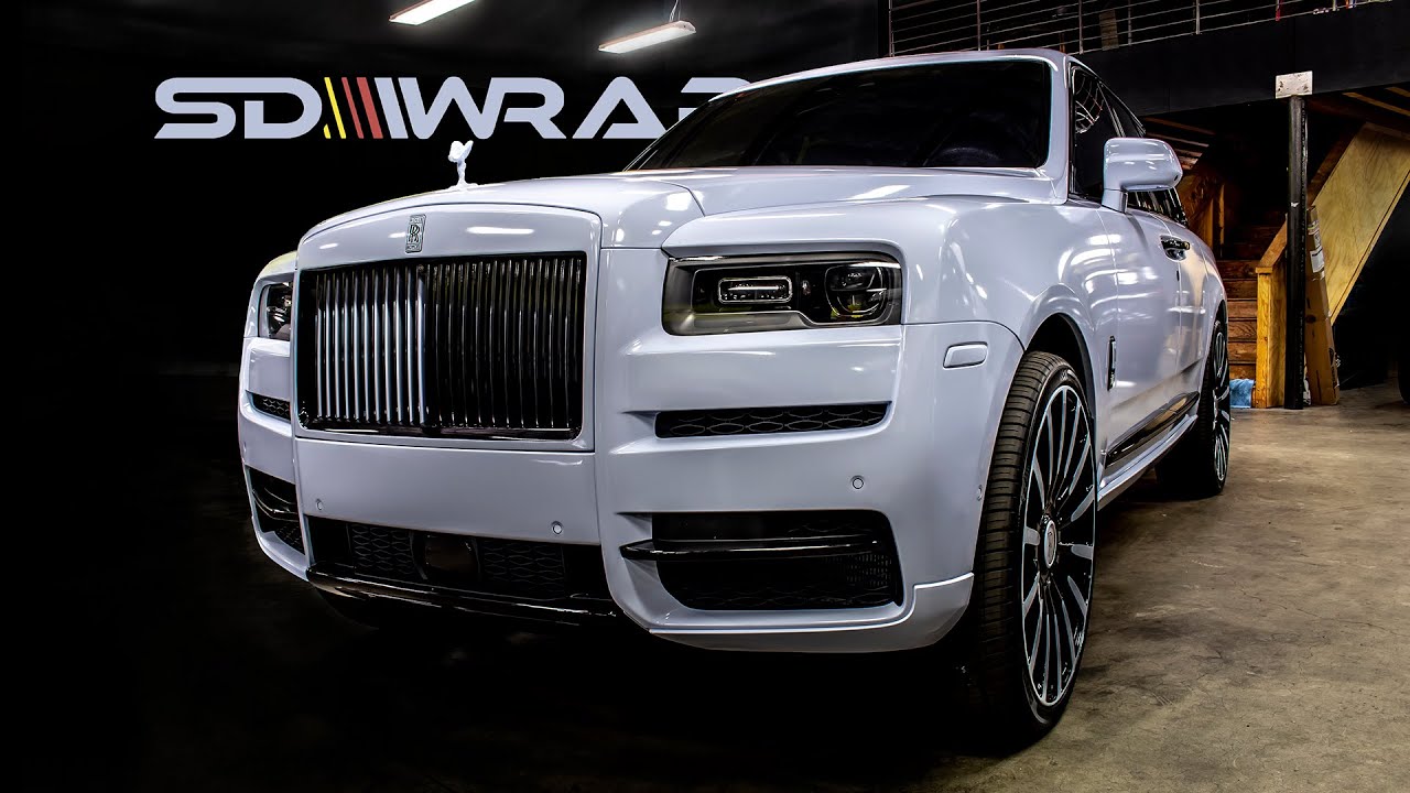 Wrapping RAPPER Boosie BadAzz's NEW Rolls Royce Cullinan! - YouTube