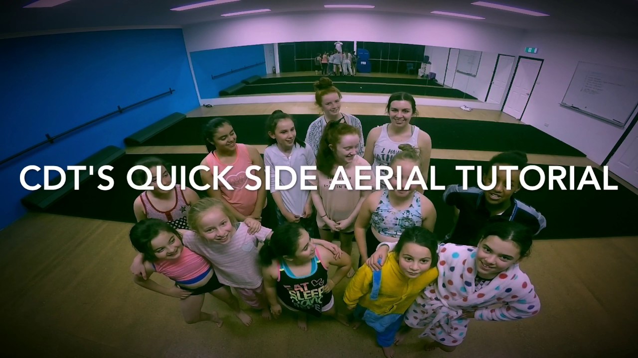CDT side aerial tutorial - pyjama week - YouTube