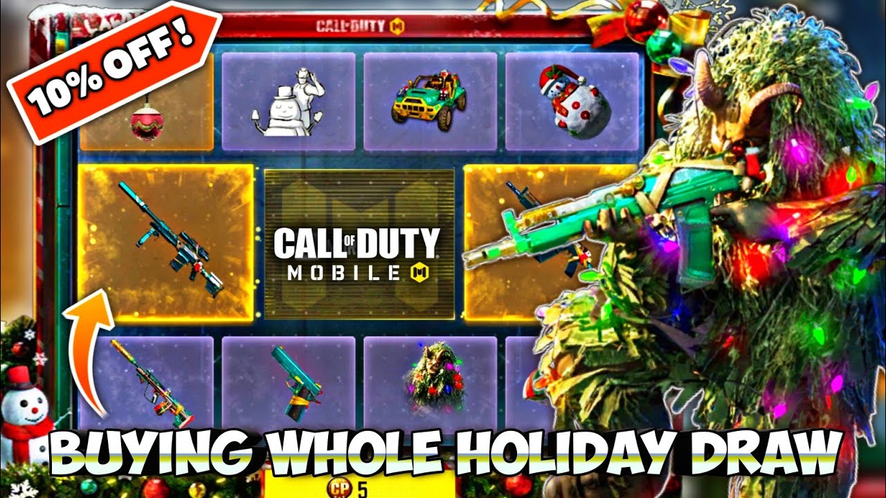 Buying Whole Holiday Draw | CodM - YouTube