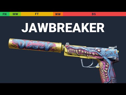USP-S Jawbreaker - Skin Float And Wear Preview