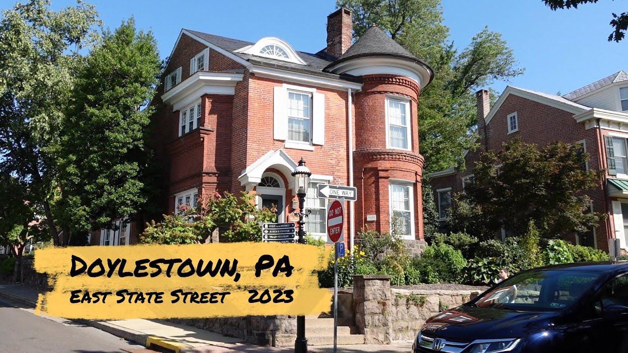 Downtown Doylestown, PA - East State Street - Part 1 - TOMORROW'S ...