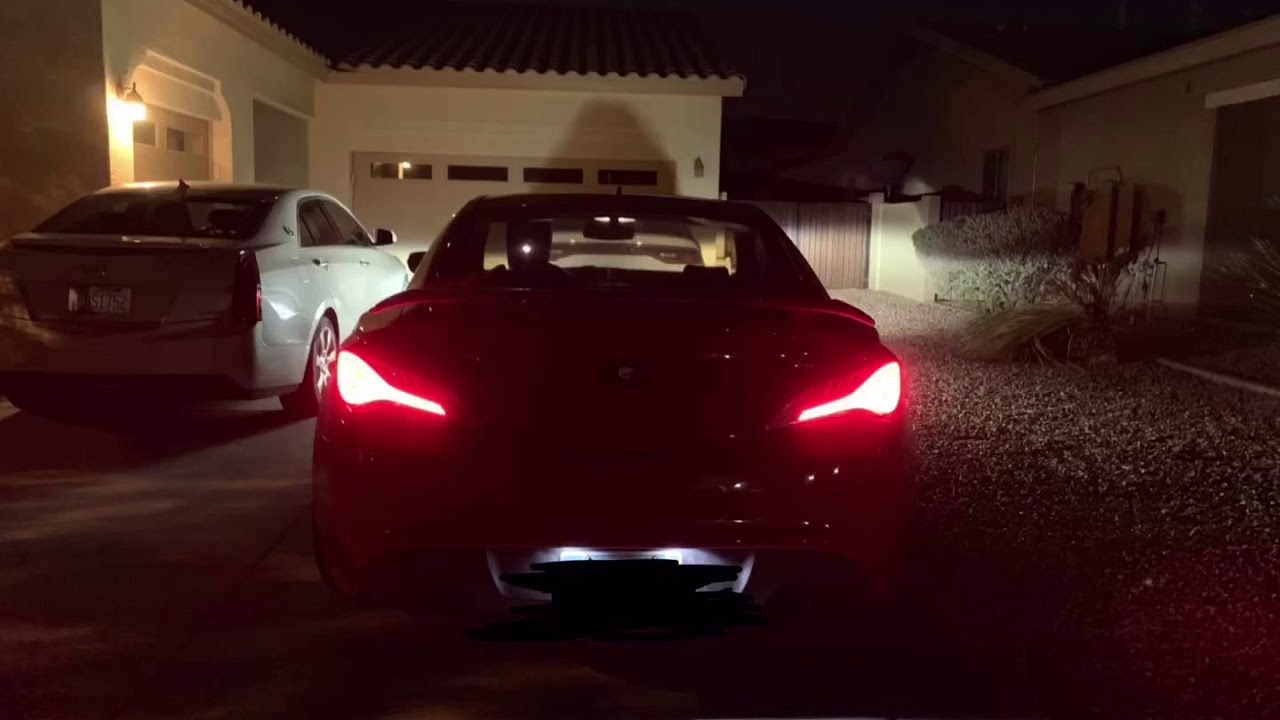 How to Audi Mod your Bk2 Genesis Coupe tail lights - YouTube