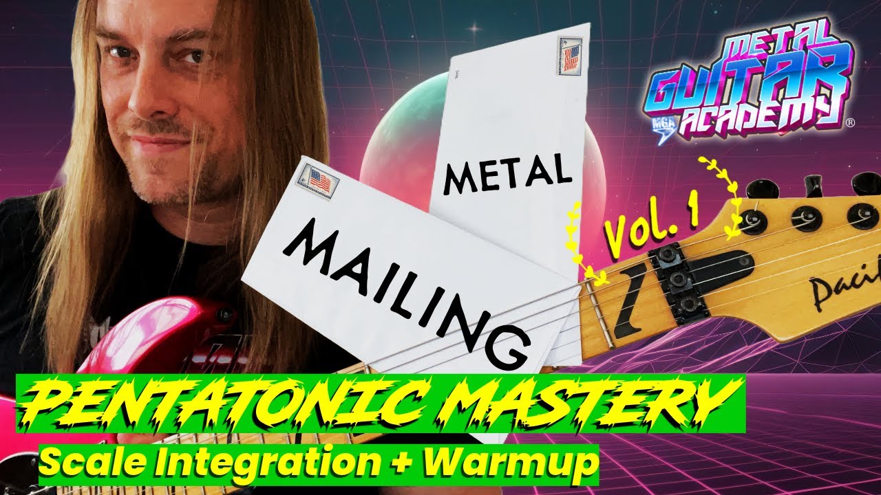 Metal Guitar Warmup: Flying Discs + Pentatonic Shred Lick | Metal ...