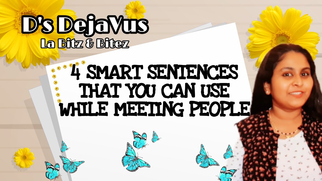 4 SMART SENTENCES THAT YOU CAN USE WHILE MEETING PEOPLE! // Vlog - 27 ...