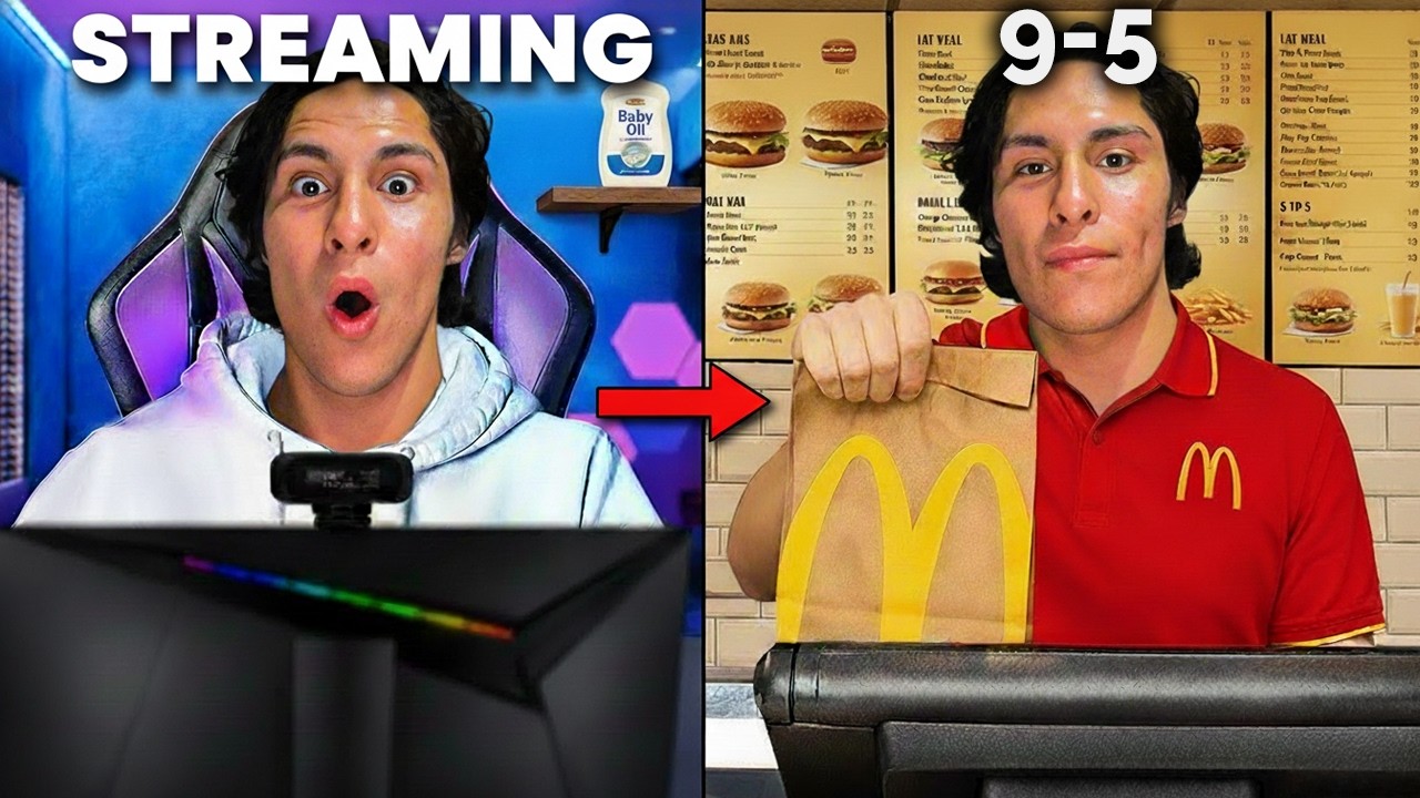 I Made A Streamer Work A 9-5 - YouTube