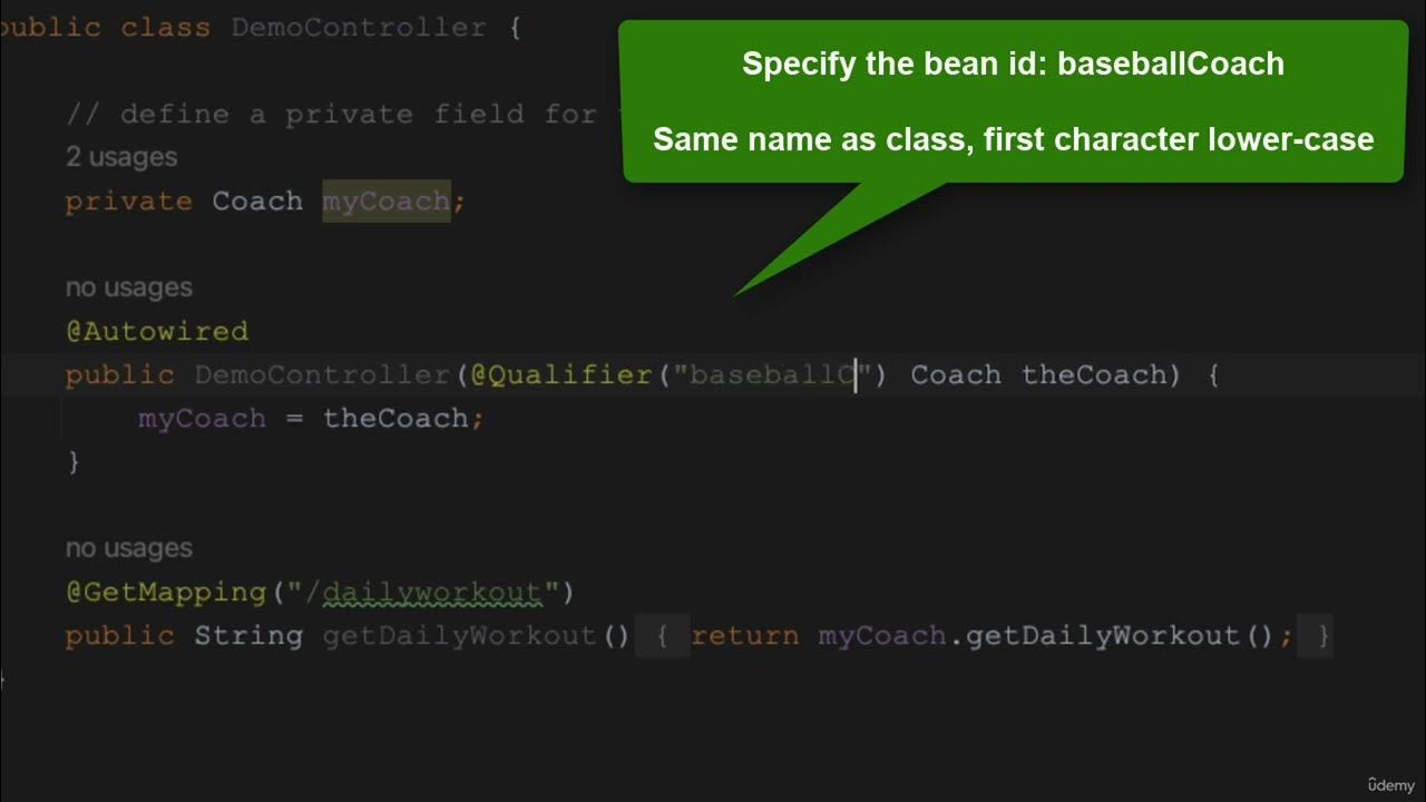 Spring Core_016 Qualifiers Coding Part 2 - YouTube