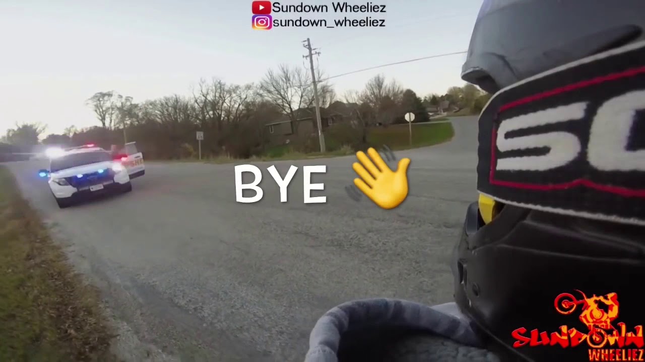police/cops vs dirt bikes - chases - cop try's to attack biker! - crazy ...