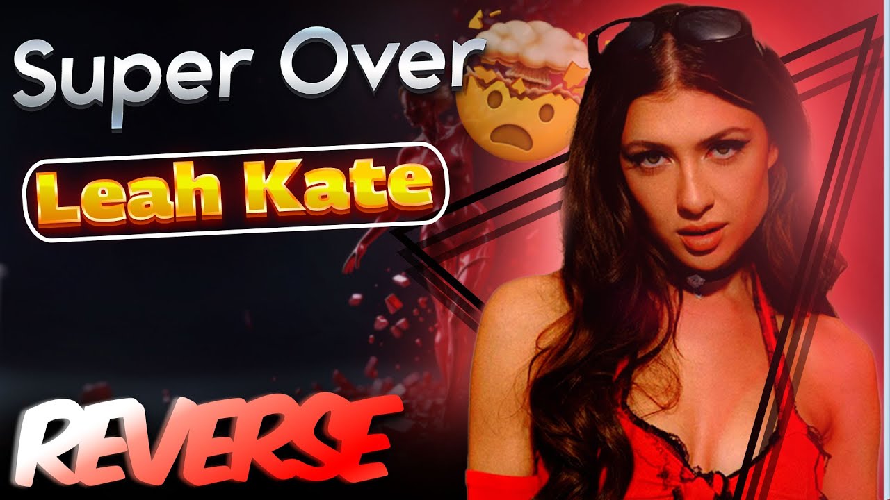 I was shocked when I heard the reversed version of Leah Kate's "Super Over" song - YouTube
