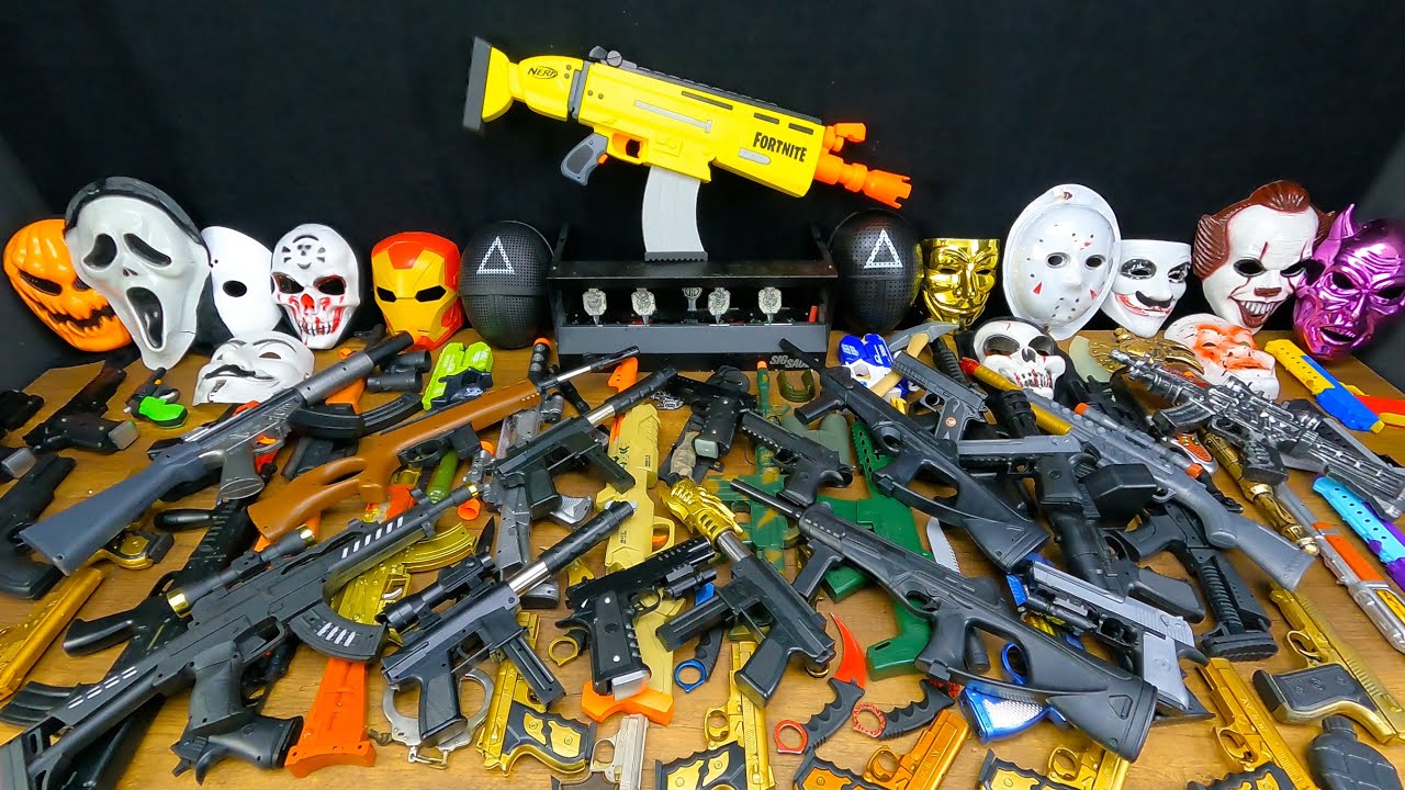 Halloween Special Masks, Toy Shotguns, Sniper Rifles, Toy Guns And Guns ...