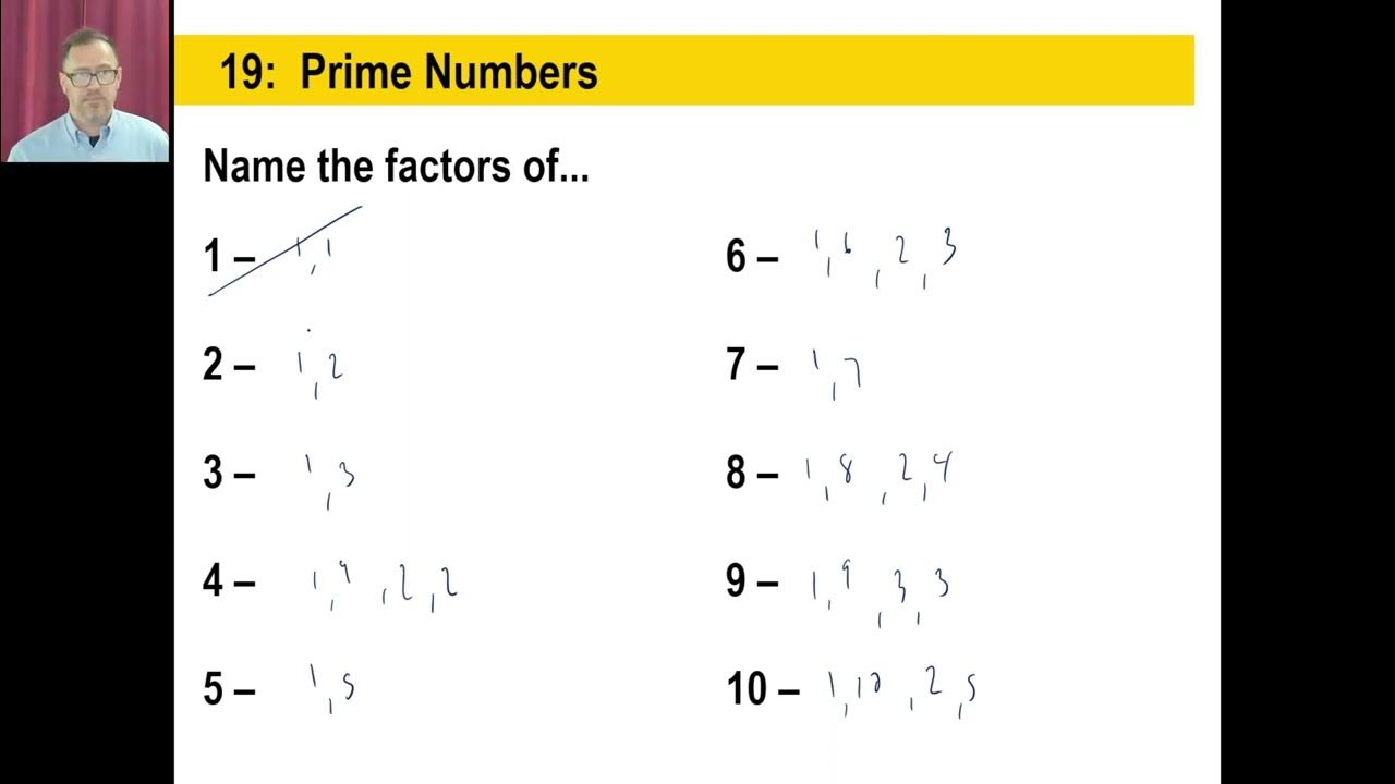 Saxon Math - 76 (4th Edition) - Lesson 19: Factors, Prime Numbers - YouTube