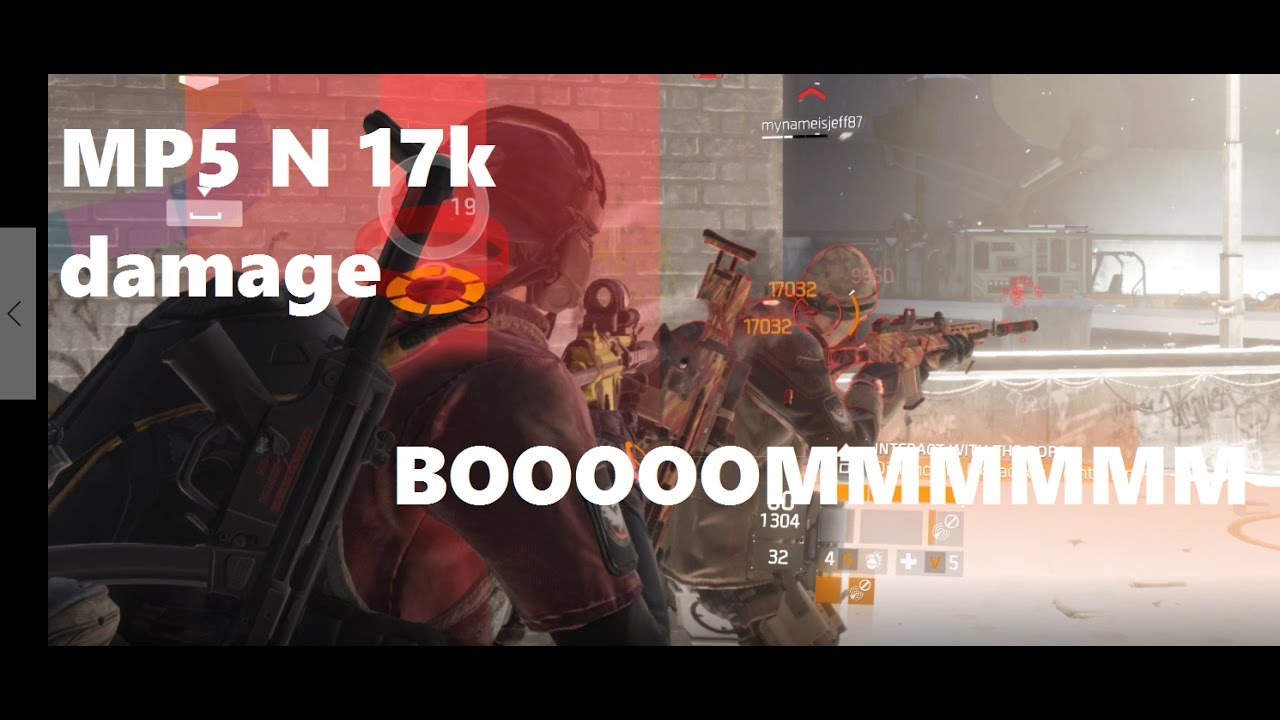 The Division 1.5 Alpha Bridge MP5 N 17k Damage no tac ult - YouTube