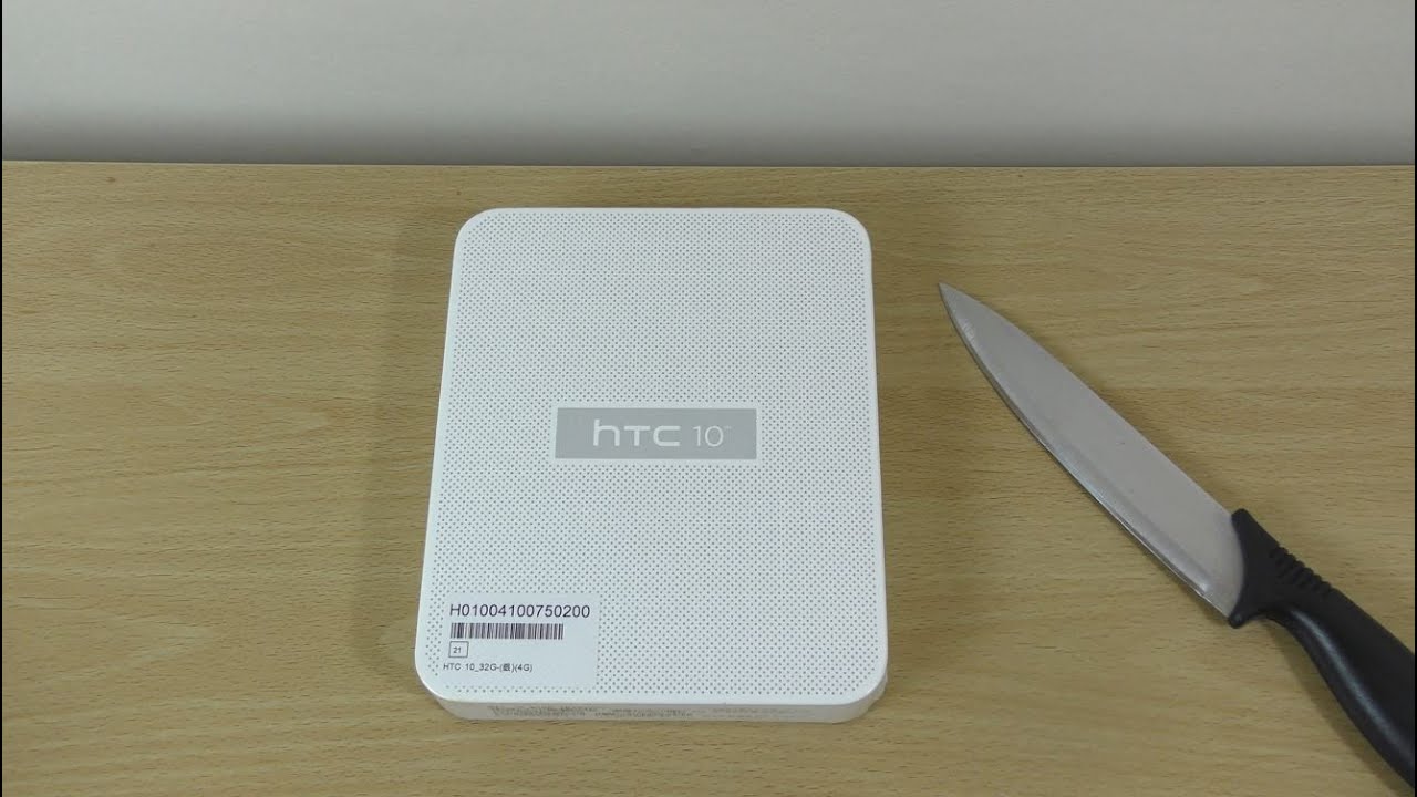 HTC 10 Silver Unboxing & First Look! (4K) - YouTube