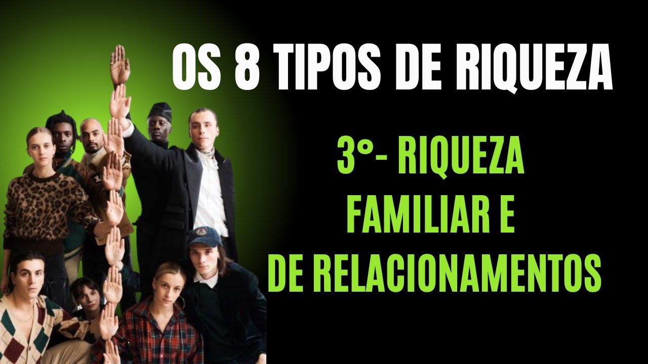 Os 8 Tipos De Riqueza 3° Riqueza Relacionamentos e Familiar - YouTube