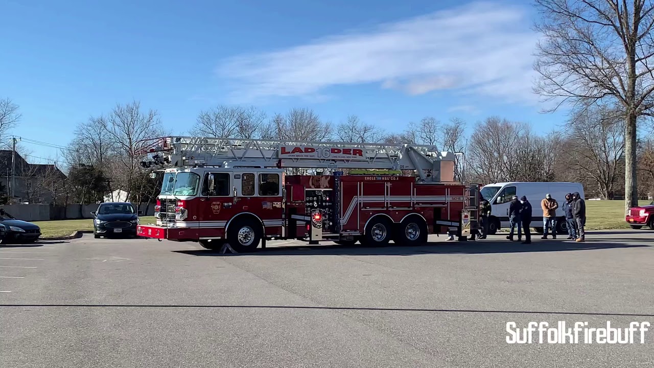 Stony Brook Fire Department Brand New Ladder Truck 16 (5A-3-16) - YouTube