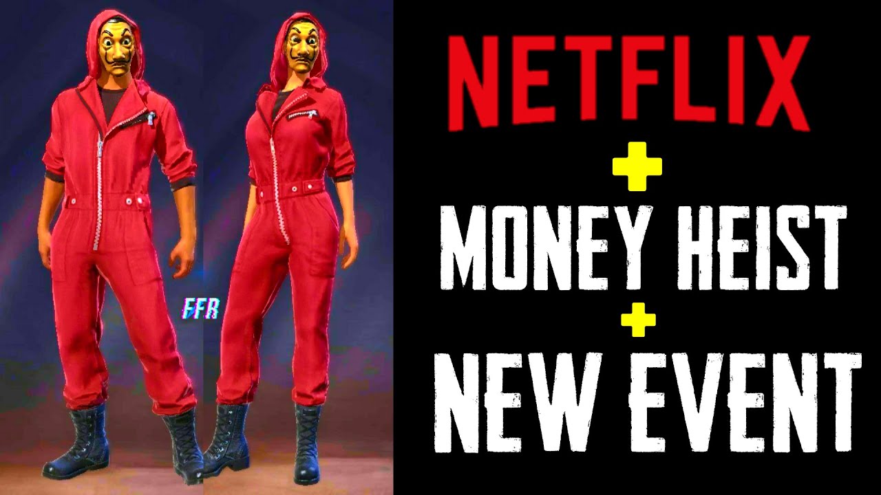 Free Fire New Collaboration Netflix Web Series Money Heist | Free Fire ...