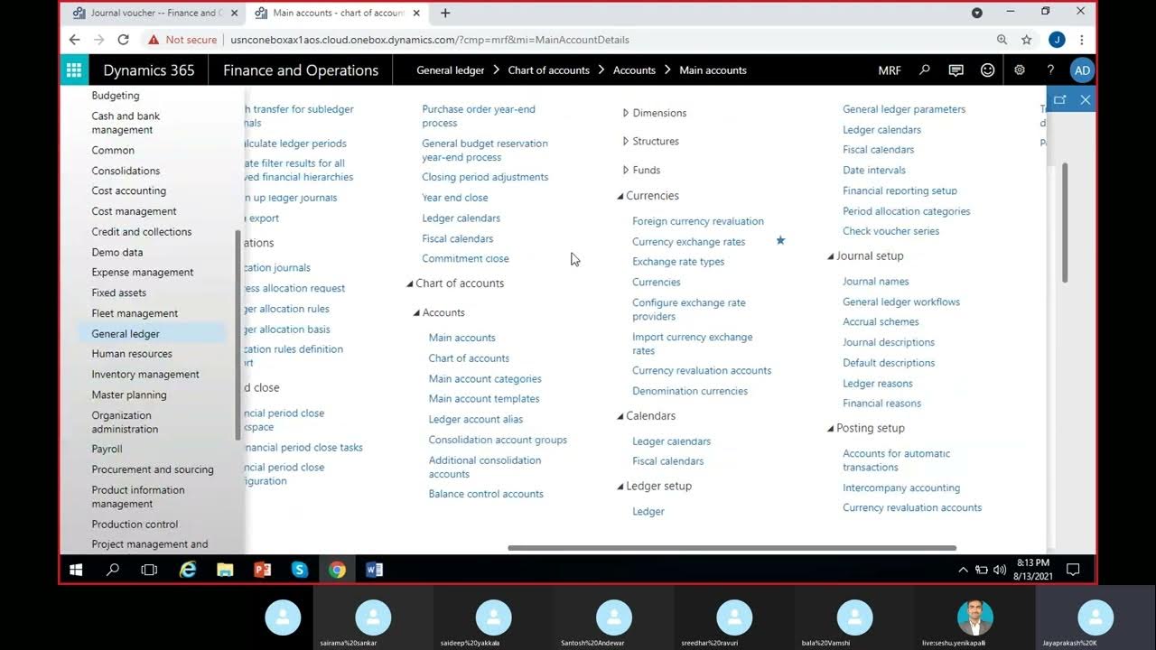20 Basis method 1 Microsoft Environment Microsoft Dynamics 365F&O Functional Consultant. - YouTube