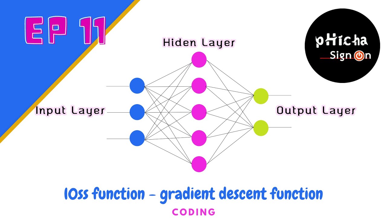 โครงข่ายประสาทเทียม Artificial Neural Network EP 11 (Coding Loss ...