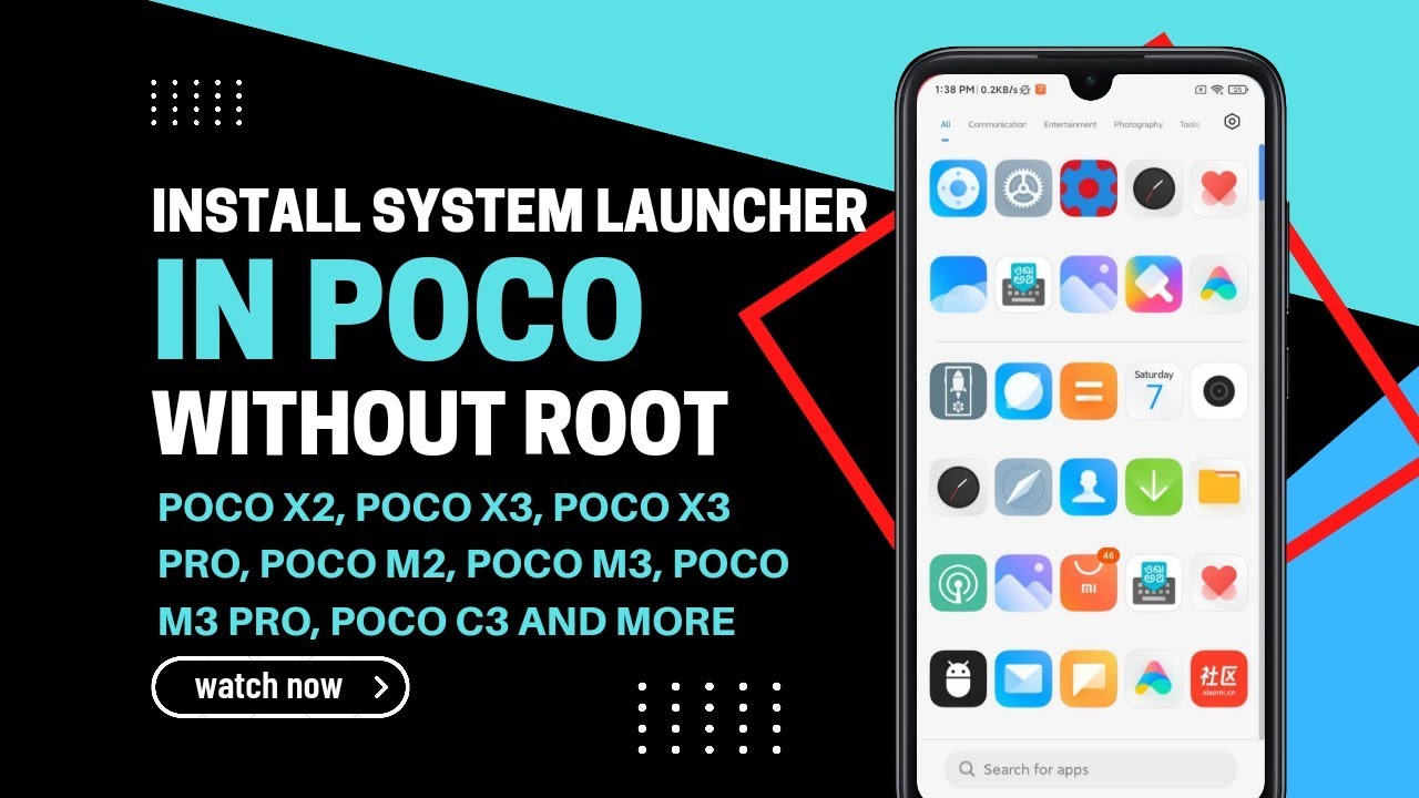 Install System Launcher in any Poco Device without root 😍😍 | New ...