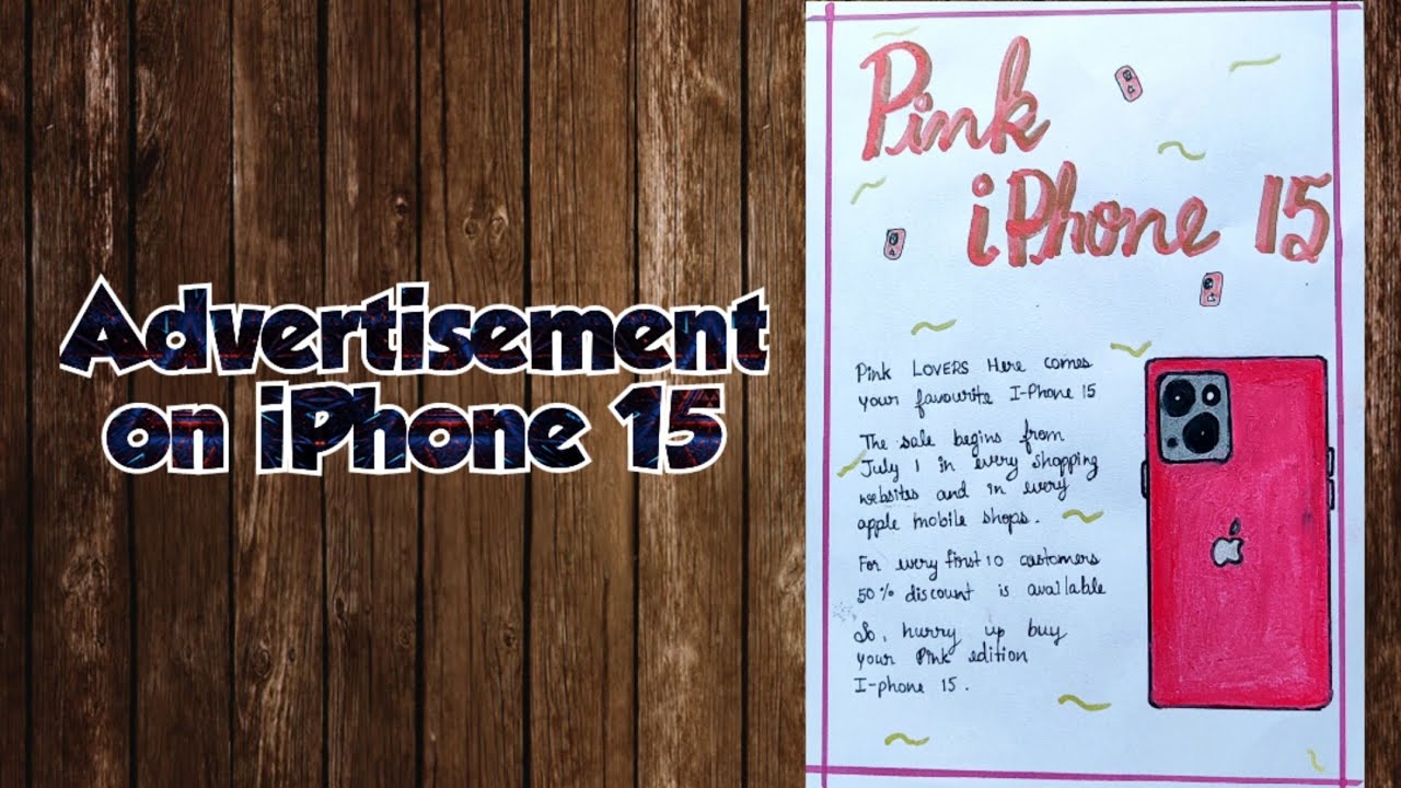 Advertisement on iphone || Advertisement Project making || I Phone ...