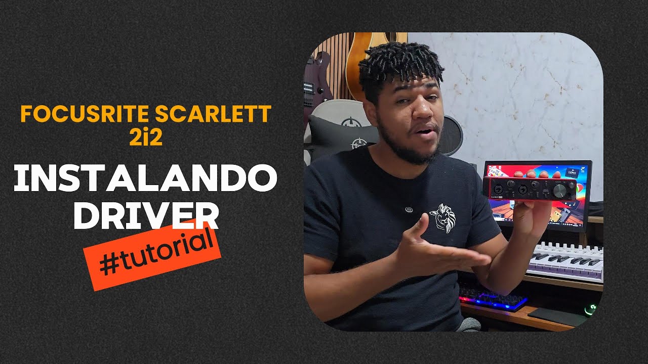 Instalando driver da focusrite scarlett 2i2 - YouTube
