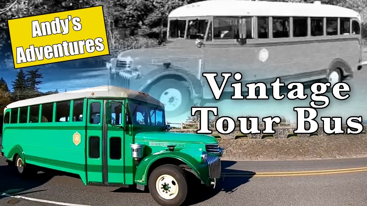 Columbia River Gorge Vintage Tour Bus (Andy's Adventures) - YouTube