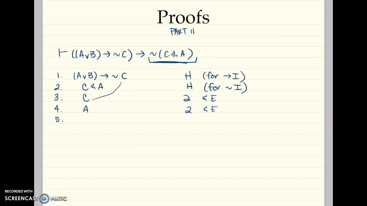 Proofs (Part II) - YouTube