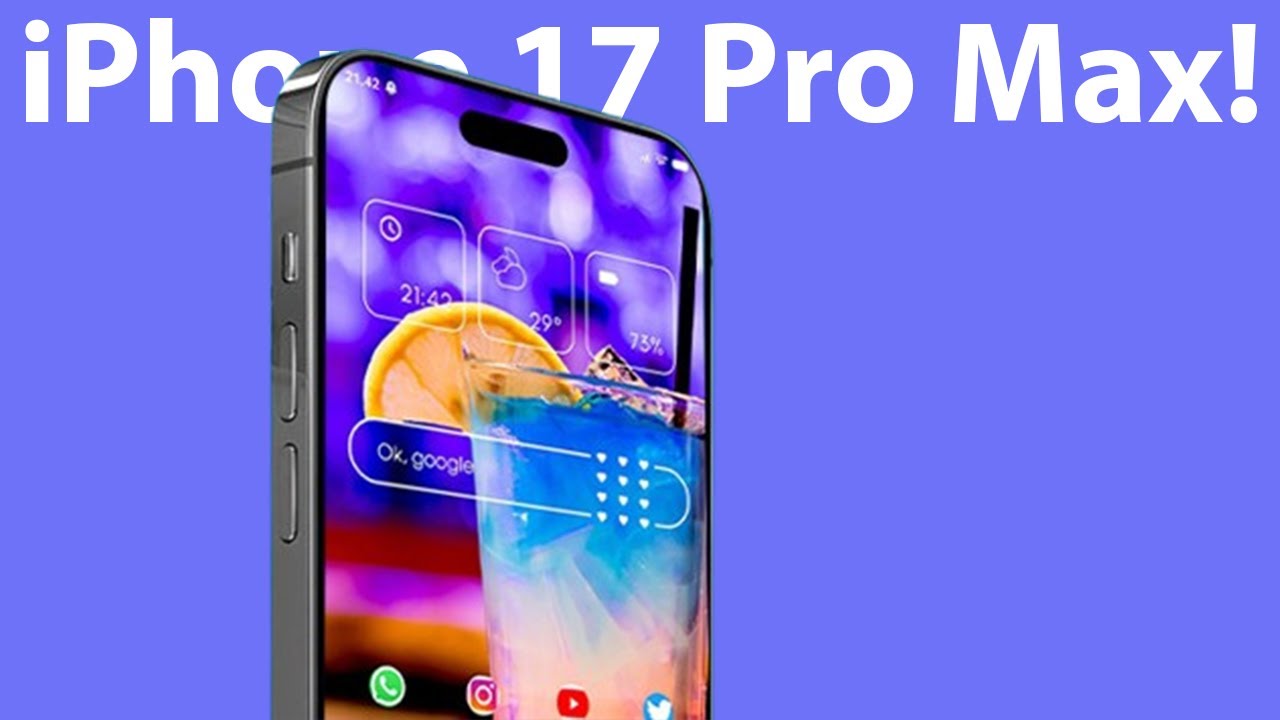 iPhone 17 Pro - Stunning Design Leaks, Major Upgrades & More! - YouTube