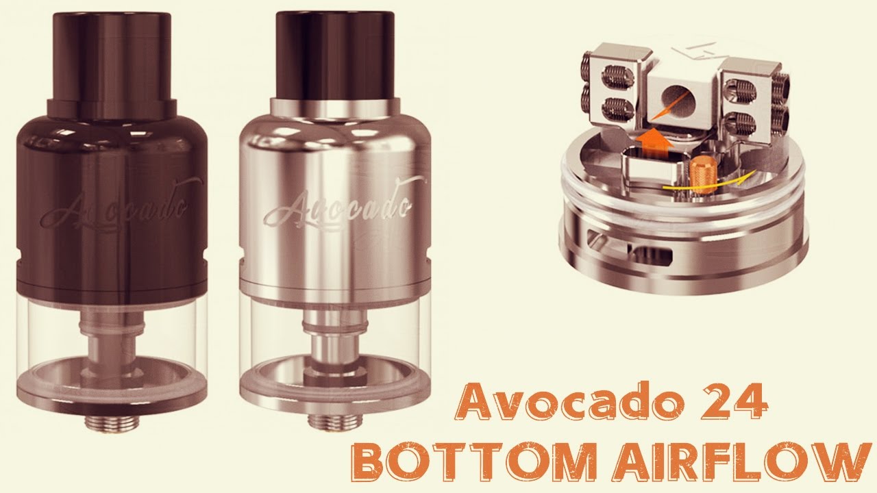 NEW Avocado 24 Bottom Airflow Tank By Geek Vape! First Look! - YouTube