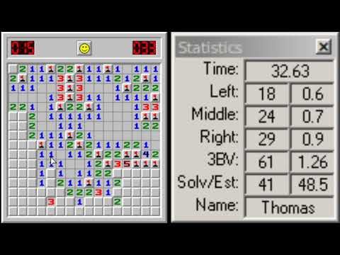 [PB] Minesweeper - Intermediate | 48.68 - YouTube