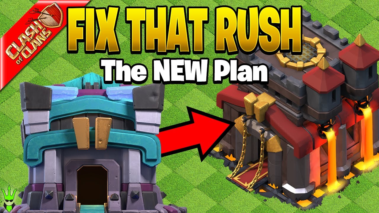 THE *NEW* PLAN TO FIX THAT RUSHED BASE! - Clash of Clans - YouTube