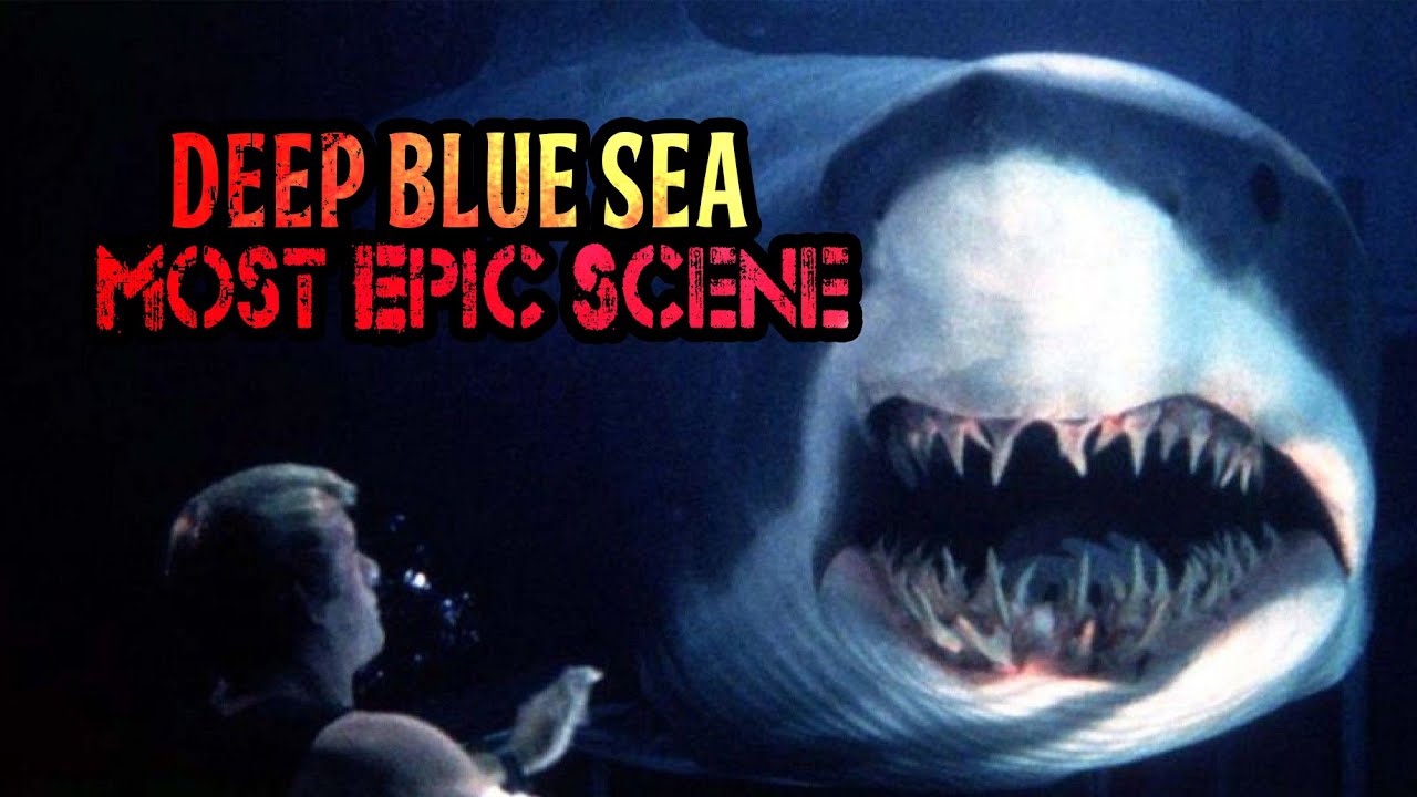 Deep Blue Sea 1999 - Most Epic Scene | Epic Shark / Megalodon Movies ...