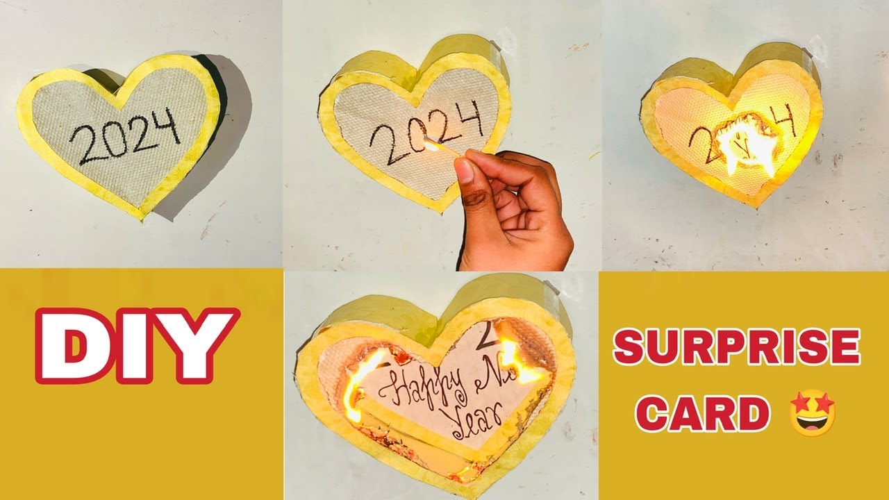 DIY Secret Message Card / Fire Card 🔥Idea / How to make at Home - YouTube