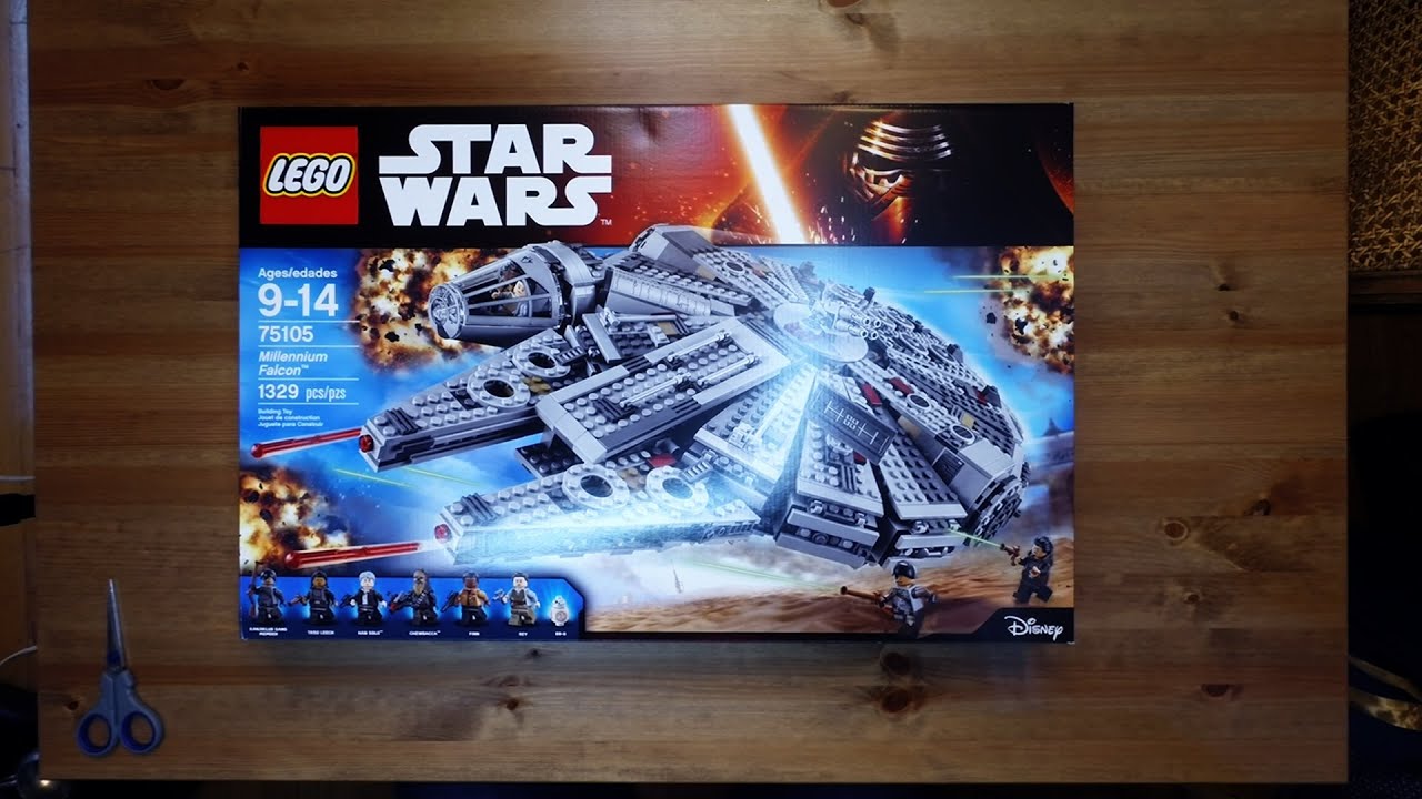 LEGO Millennium Falcon Assembly - YouTube