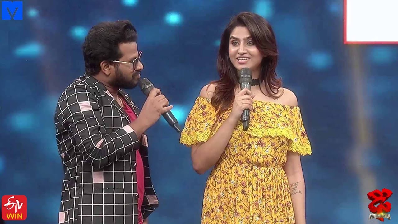 Varshini & Hyper Aadi Hilarious Comedy - Dhee Champions (#Dhee12 ...