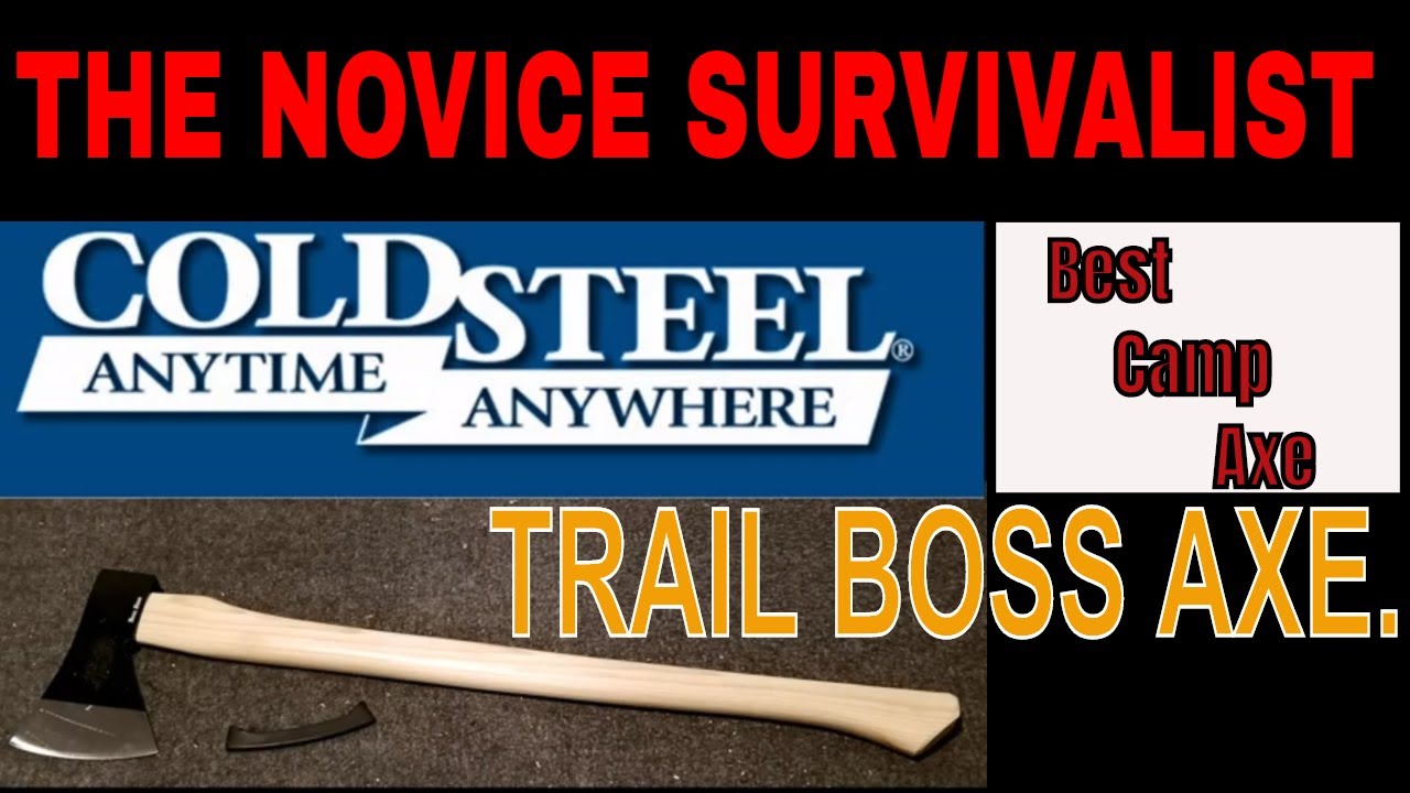COLD STEEL TRAIL BOSS AXE - A first look at my new Axe and Uses - YouTube