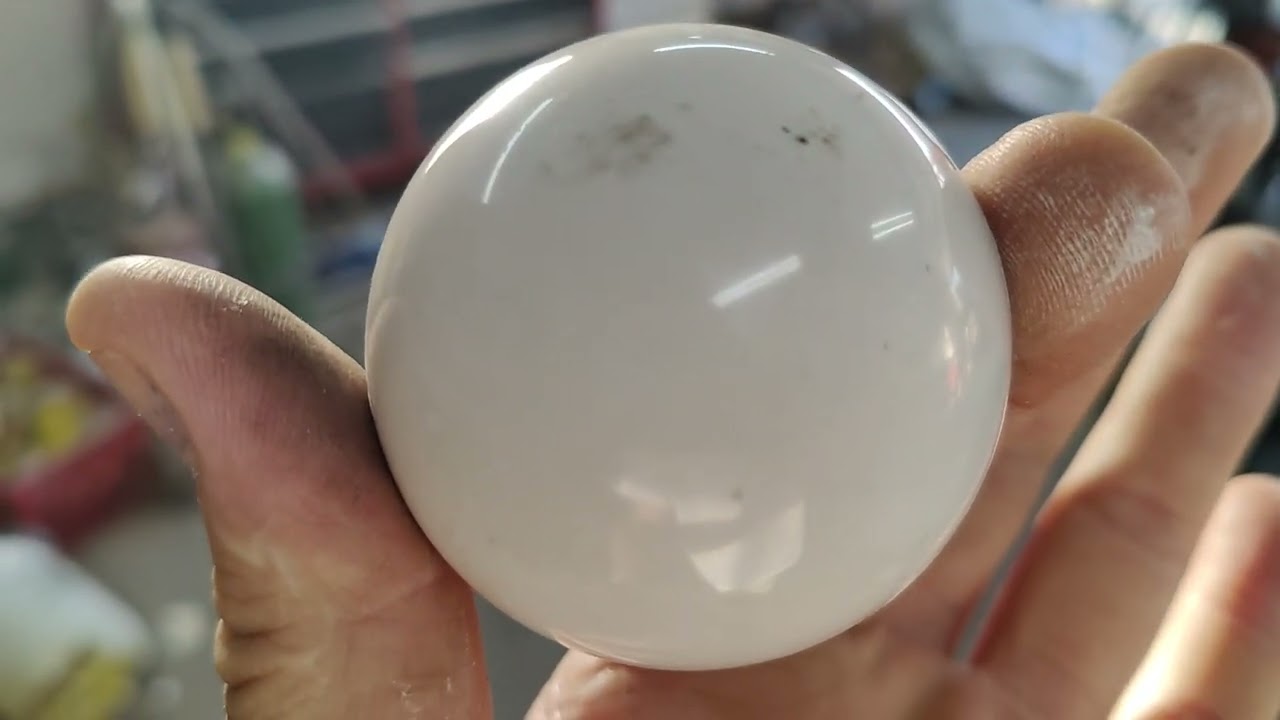 drilling and tapping a pool ball WHATS INSIDE? - YouTube
