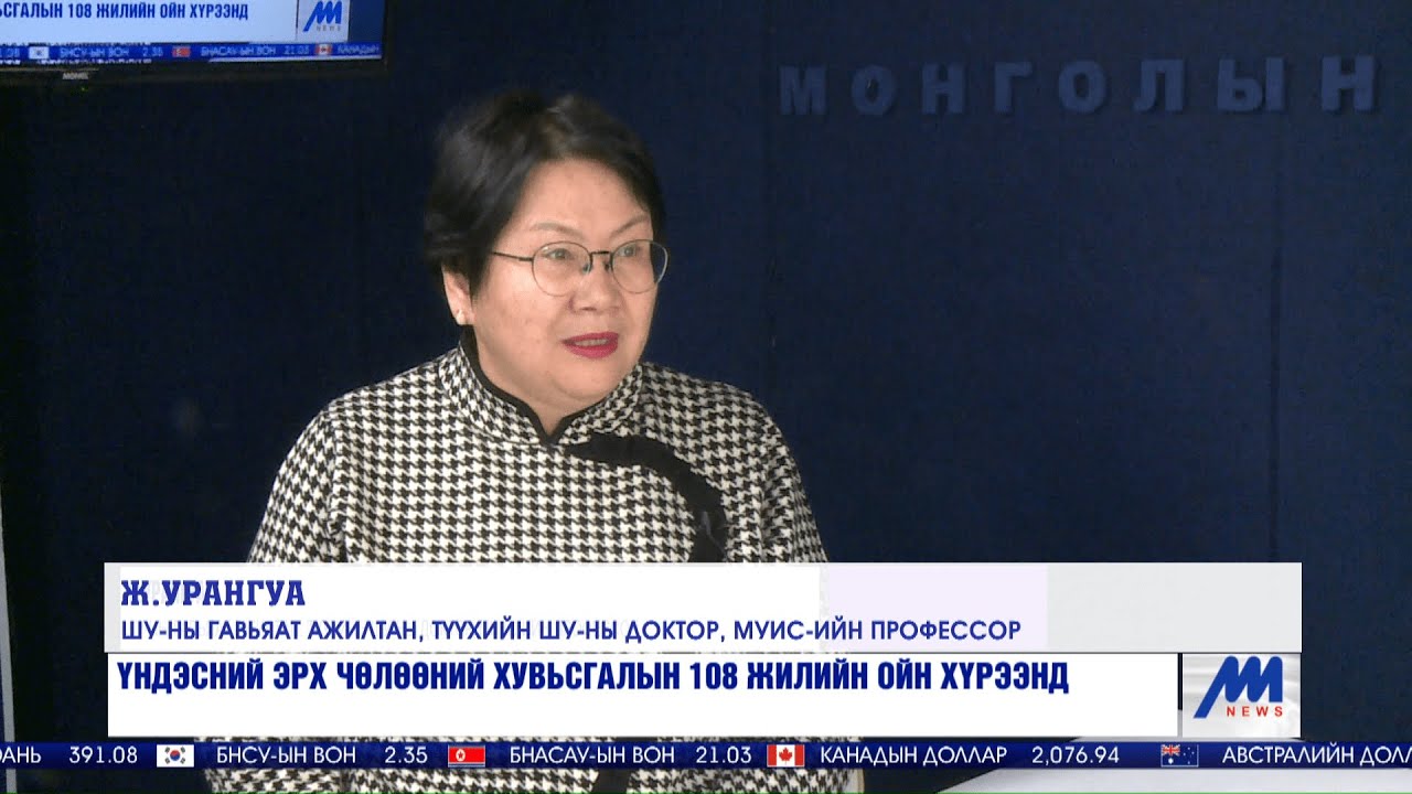 Онцлох зочин Түүхийн шинжлэх ухааны доктор Ж Урангуа Youtube